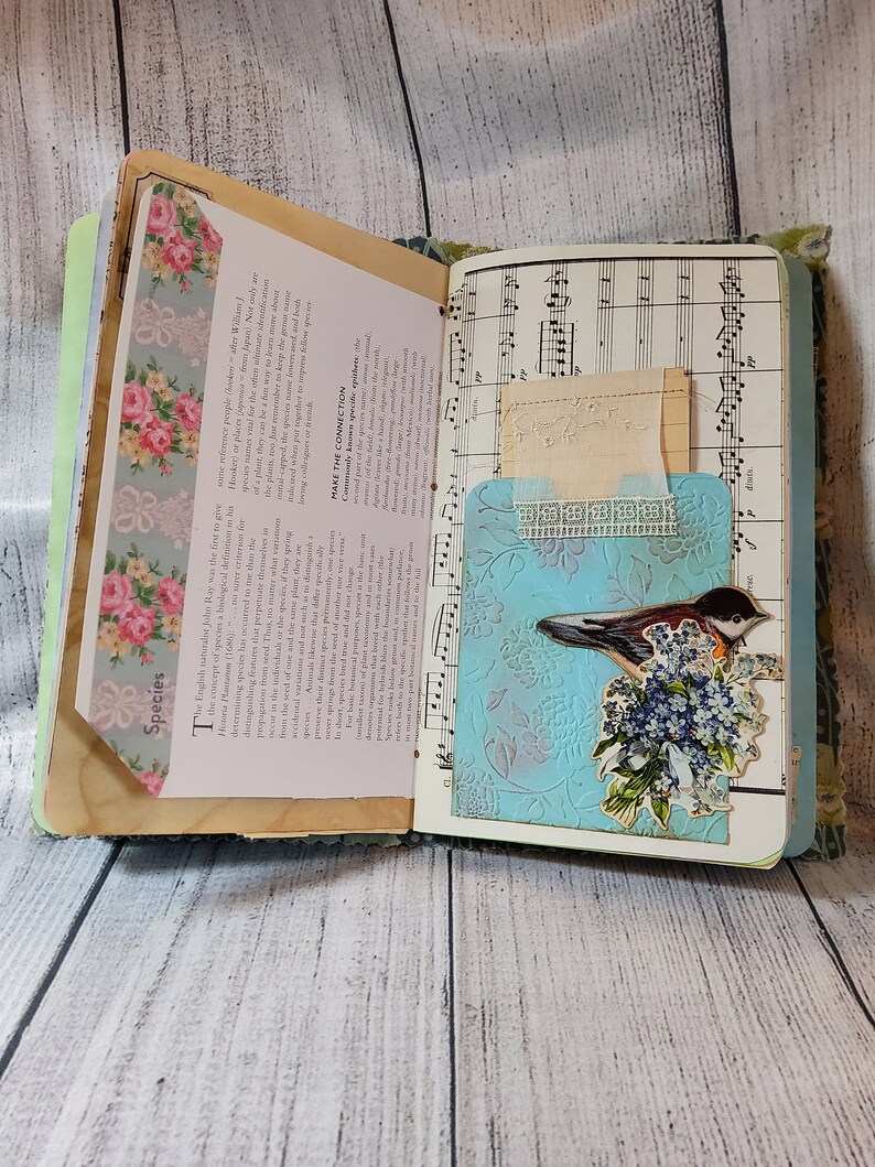 Gardening, Botanical Junk Journal, Handmade - Etsy