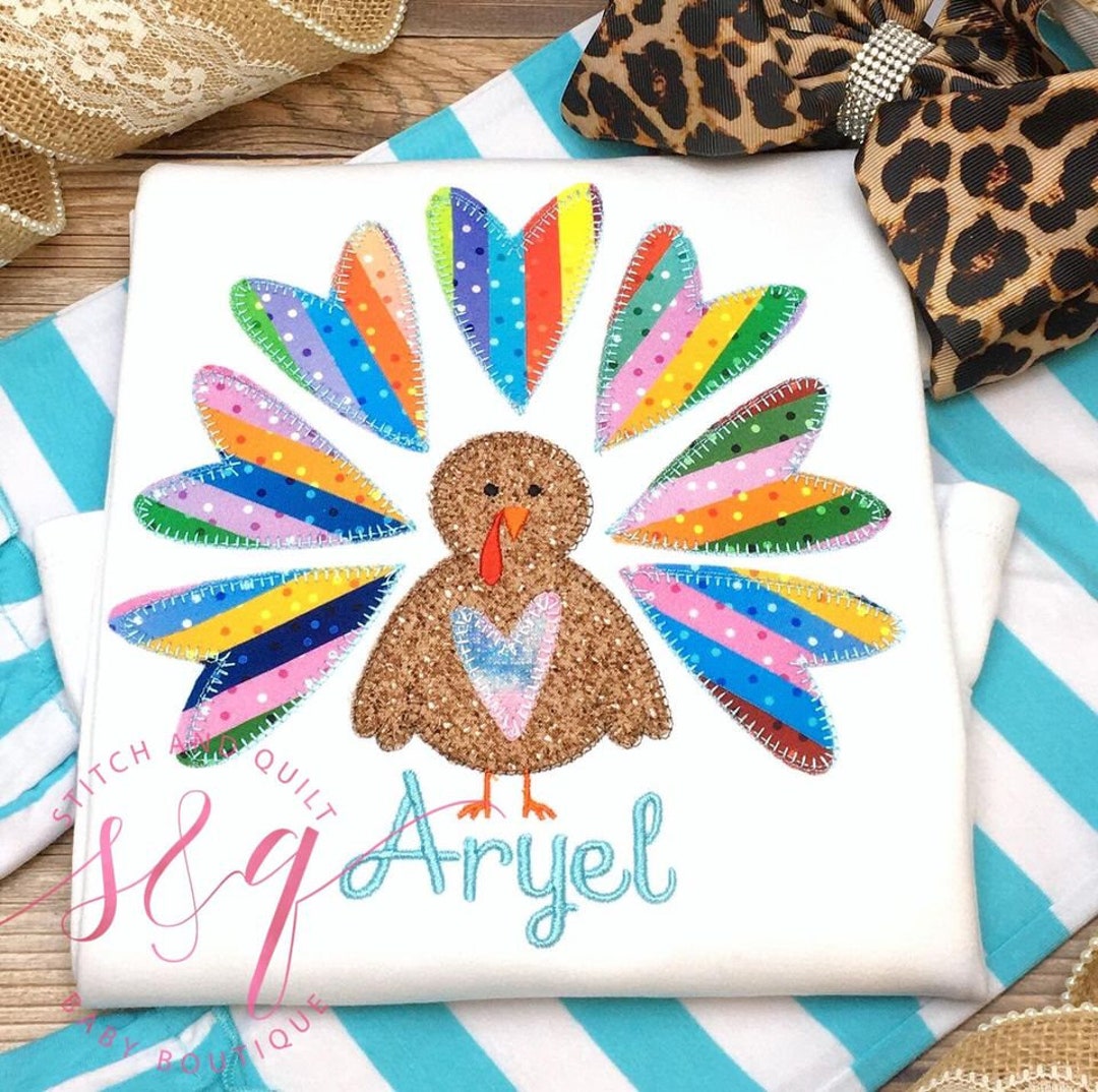 Girls Thanksgiving Shirt, Toddler Turkey Shirt, Baby Girl Fall Outfit ...