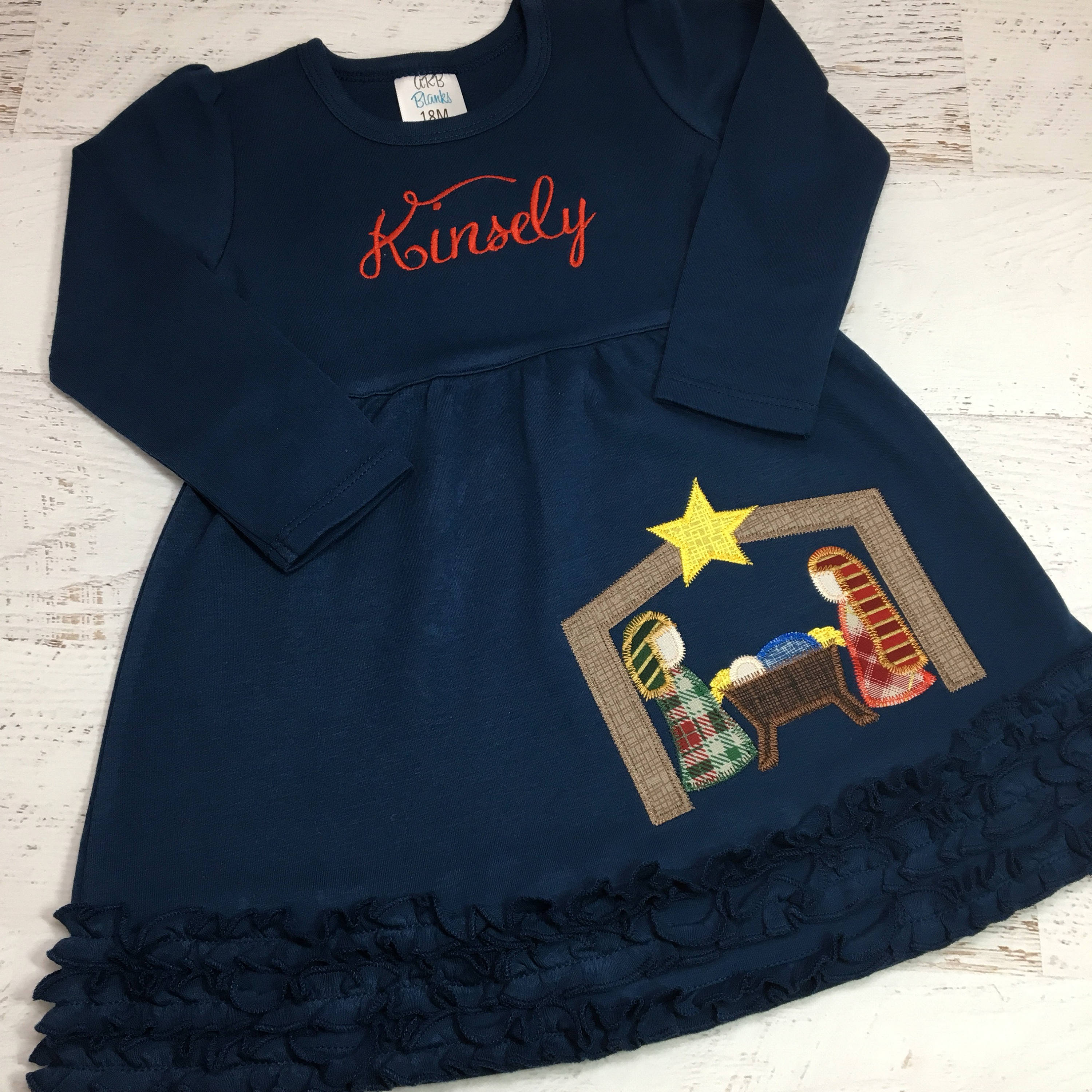Christmas Dress, Baby Jesus Dress, Christmas Morning Dress Nativity ...