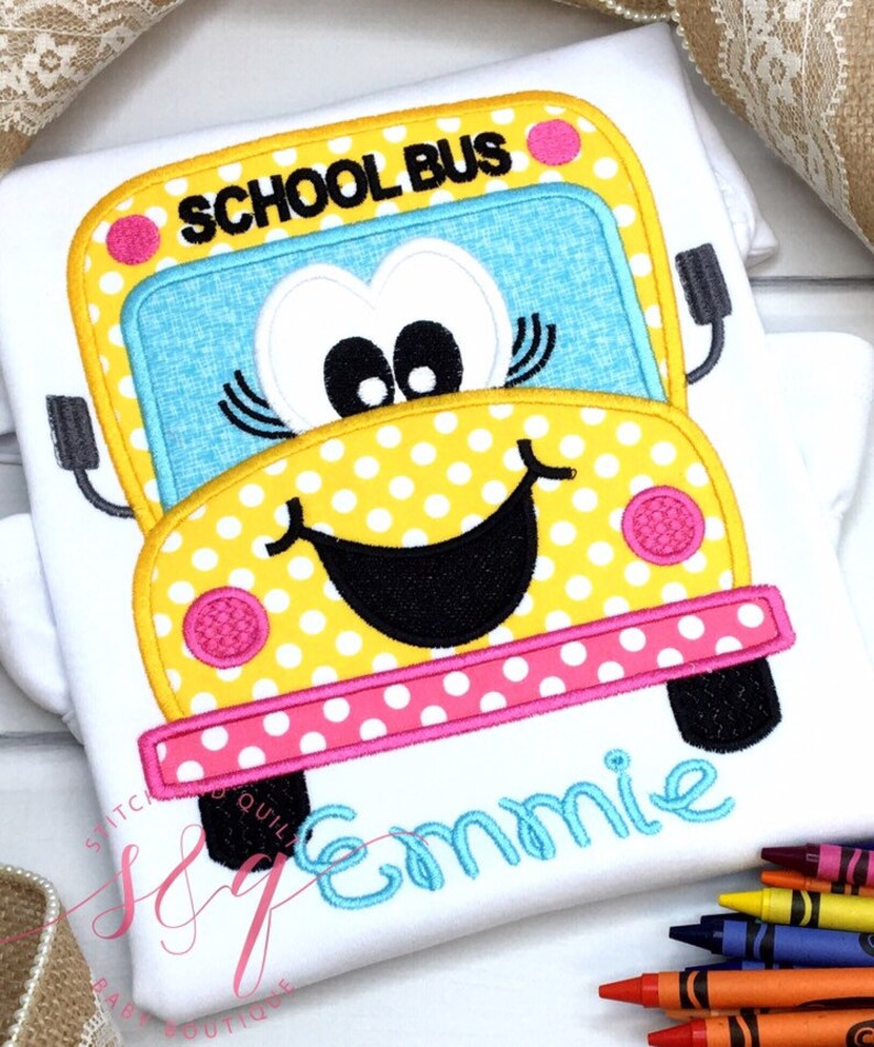 School Bus Shirt School Shirt Baby Girl Clothes First Day - Etsy