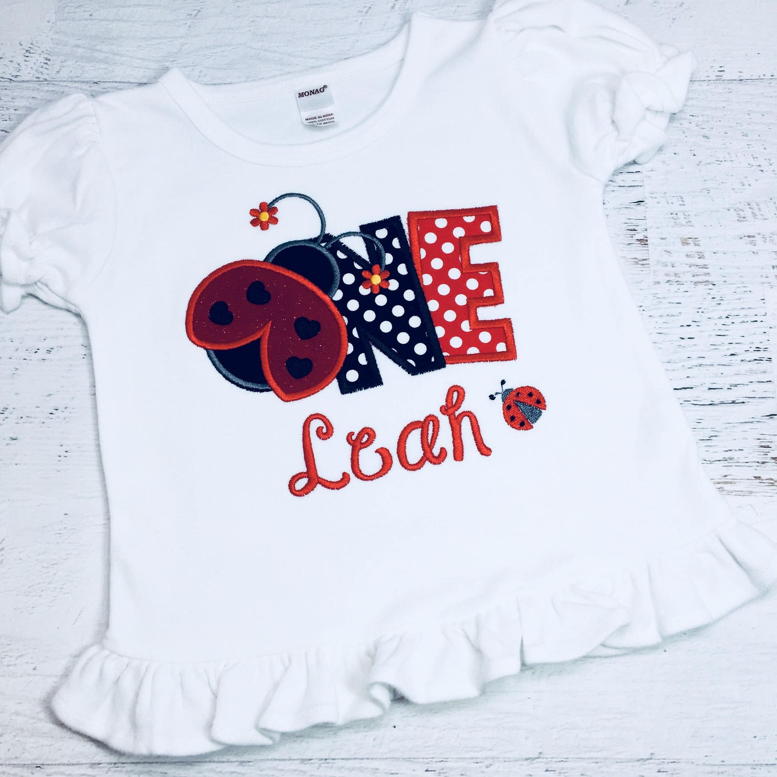 Ladybug Birthday Outfit Ladybug Birthday Shirt 1st Birthday - Etsy