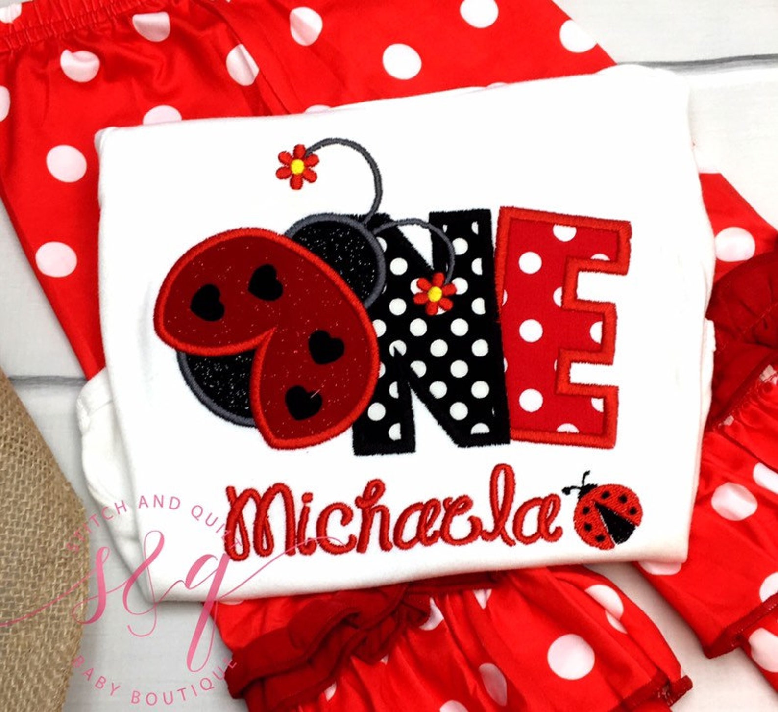 Ladybug Birthday Outfit Ladybug Birthday Shirt 1st Birthday - Etsy