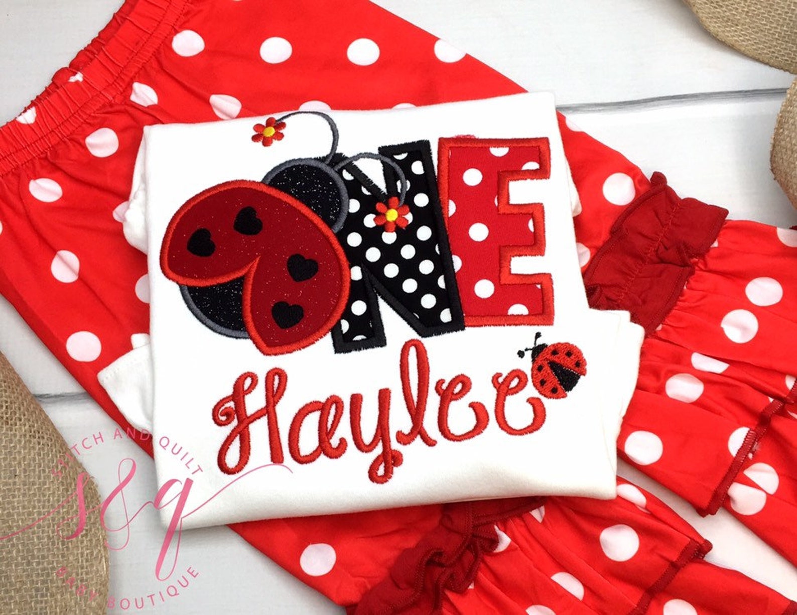 Ladybug Birthday Outfit Ladybug Birthday Shirt 1st Birthday - Etsy