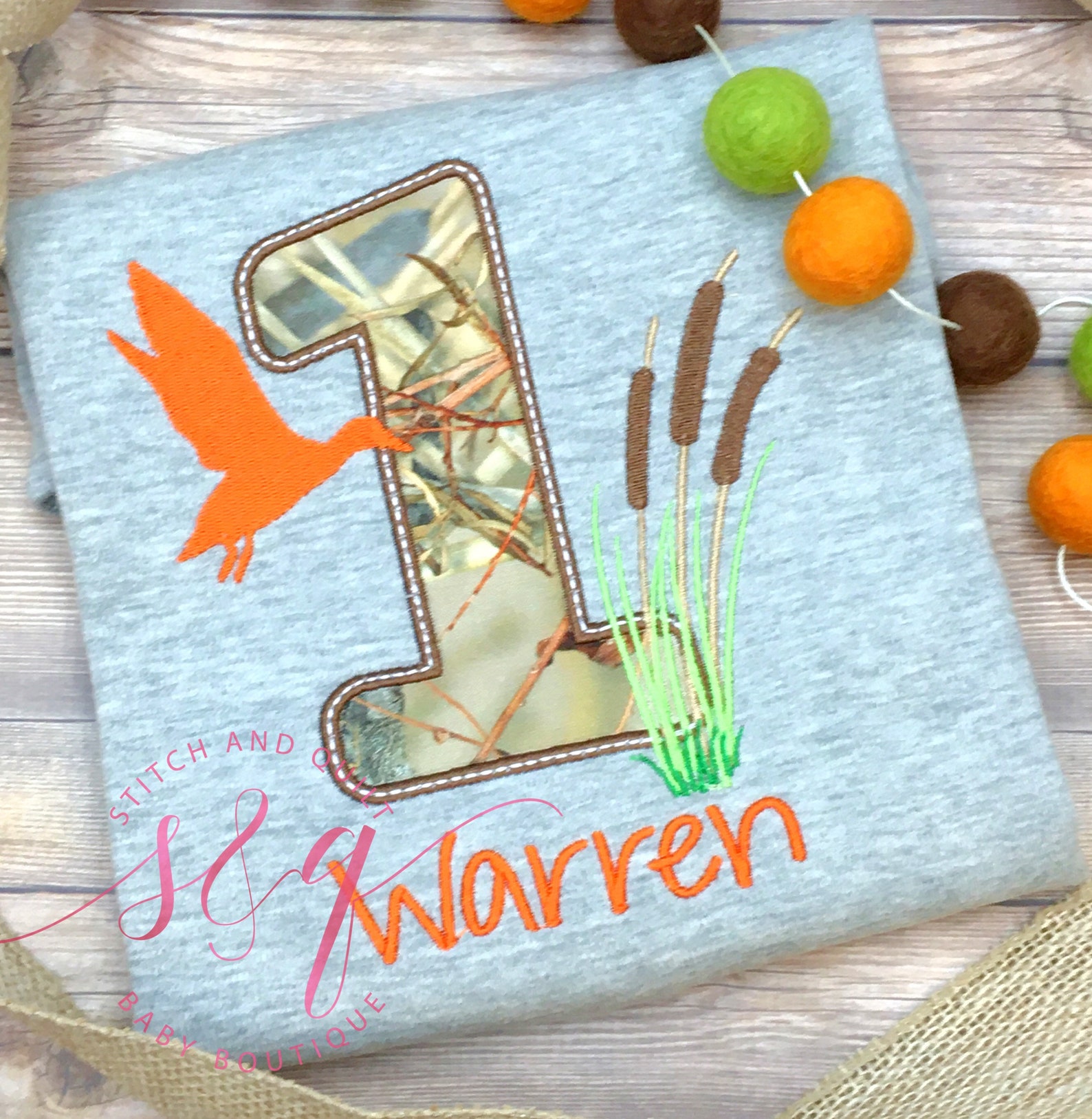 Duck Hunting Birthday Shirt 1st Birthday Camo Duck Hunter - Etsy