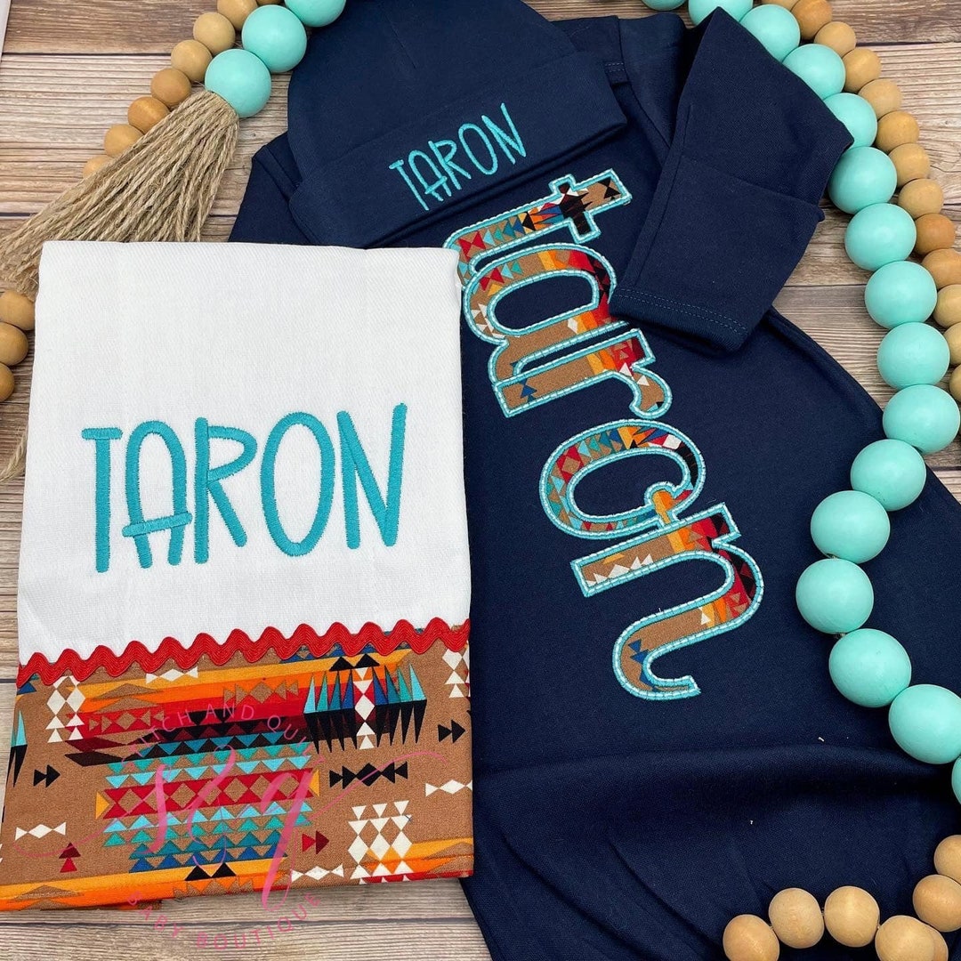 Aztec Baby Boy Coming Home Outfit, Southwestern Newborn Baby, Newborn ...