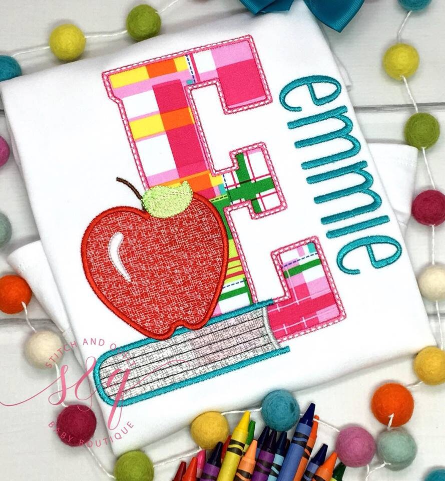 Back to School Girl Kids Back to School Shirt Girls First | Etsy