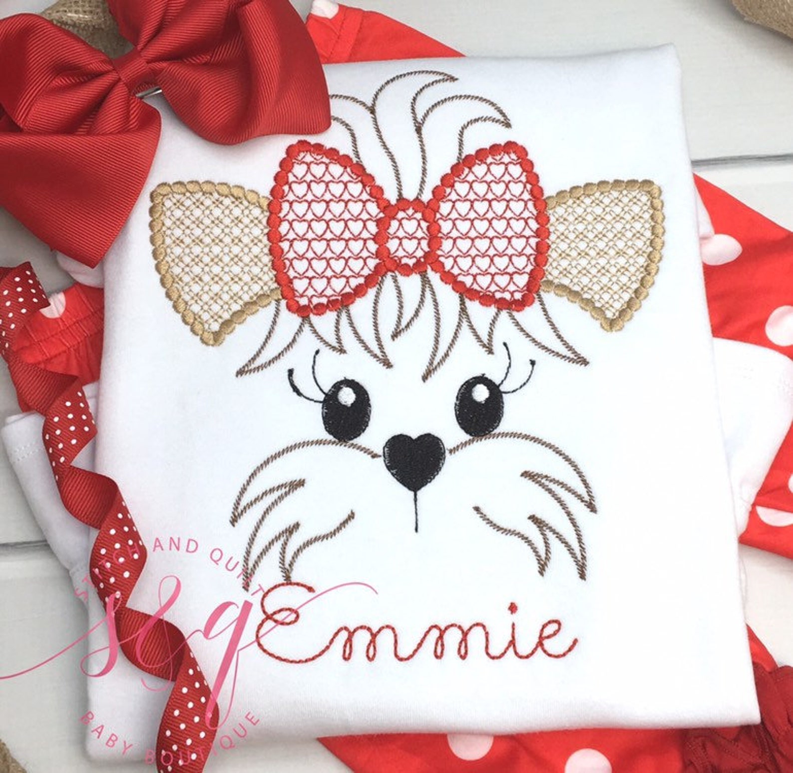 Girl Yorkie Shirt and Pants Outfit Yorkie Boutique Girl Pant - Etsy