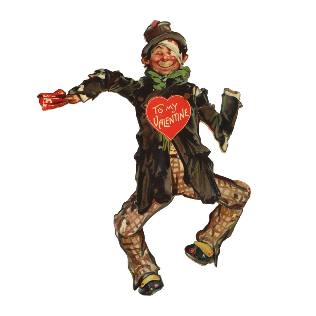 Antique Valentine Hobo Mechanical Hinged Joints Large 12.75 Illustrated ...