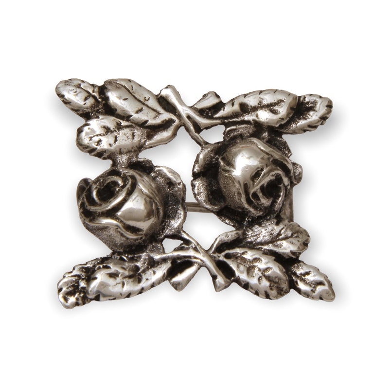 Small Silver Brooch - Etsy