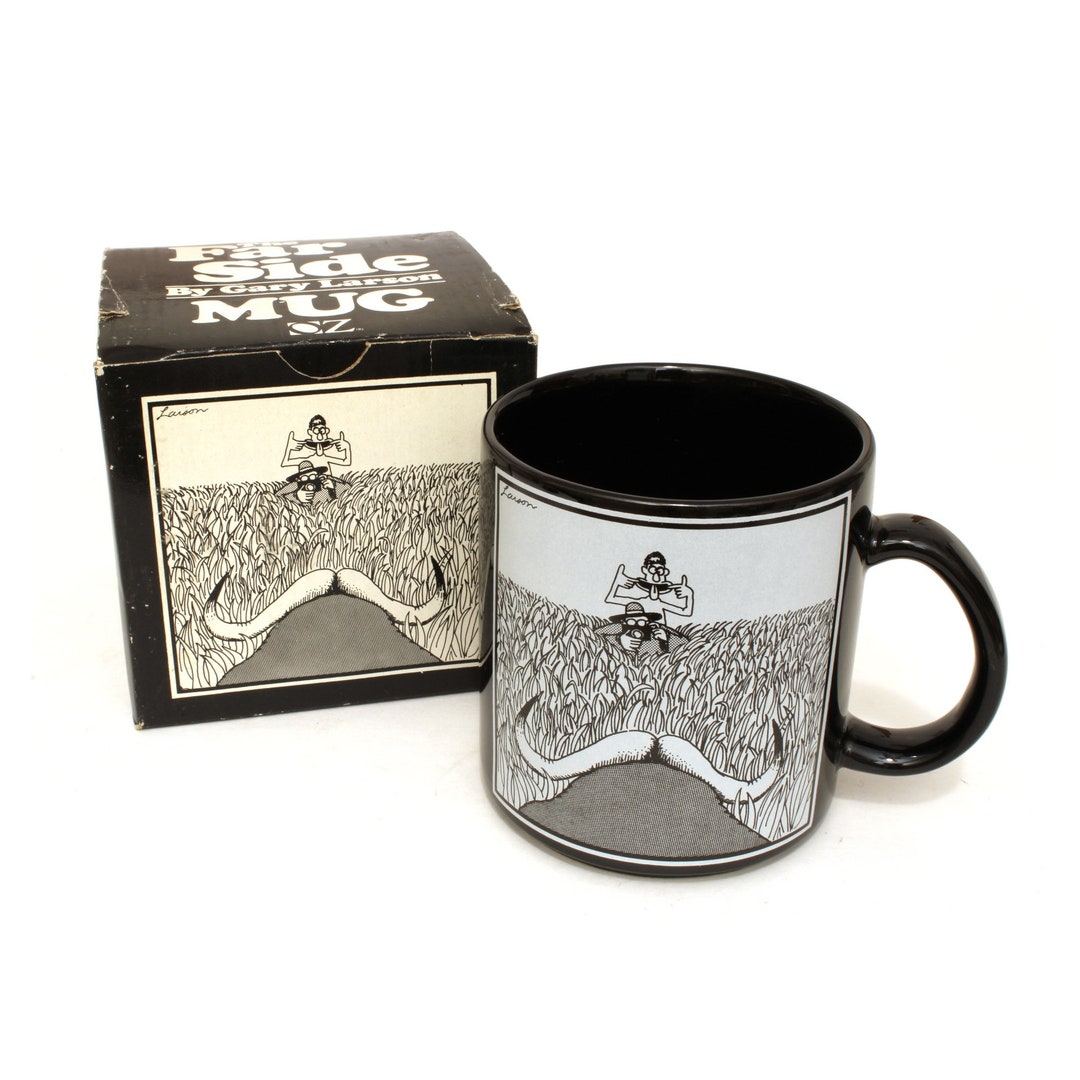 Vintage the Far Side Mug Gary Larson Water Buffalo Photographer in ...