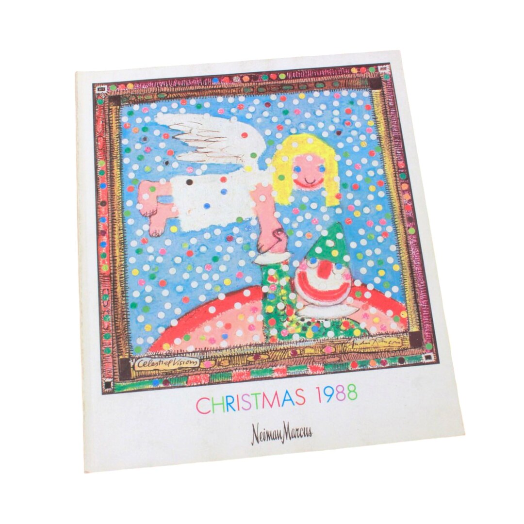 1988 Neiman Marcus Christmas Book Catalog Cover Art by Andre Francois ...