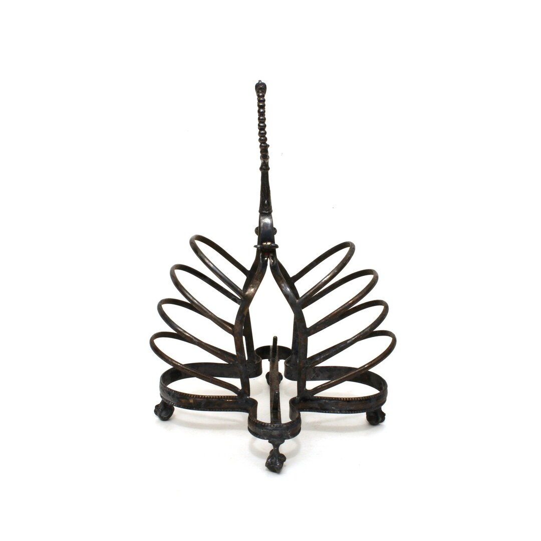 Toast Rack Victorian Silverplate Serving Piece for Breakfast Lunch ...