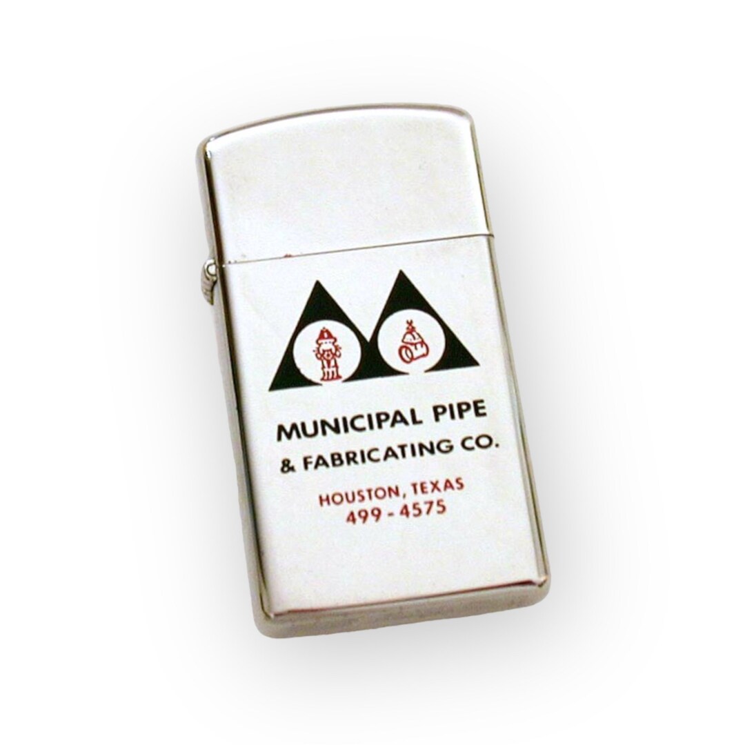 Unstruck 1977 Slim Zippo Lighter Fire Hydrant Municipal Pipe ...