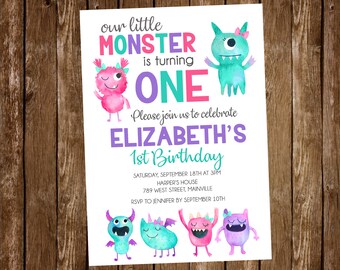 Girly monster | Etsy