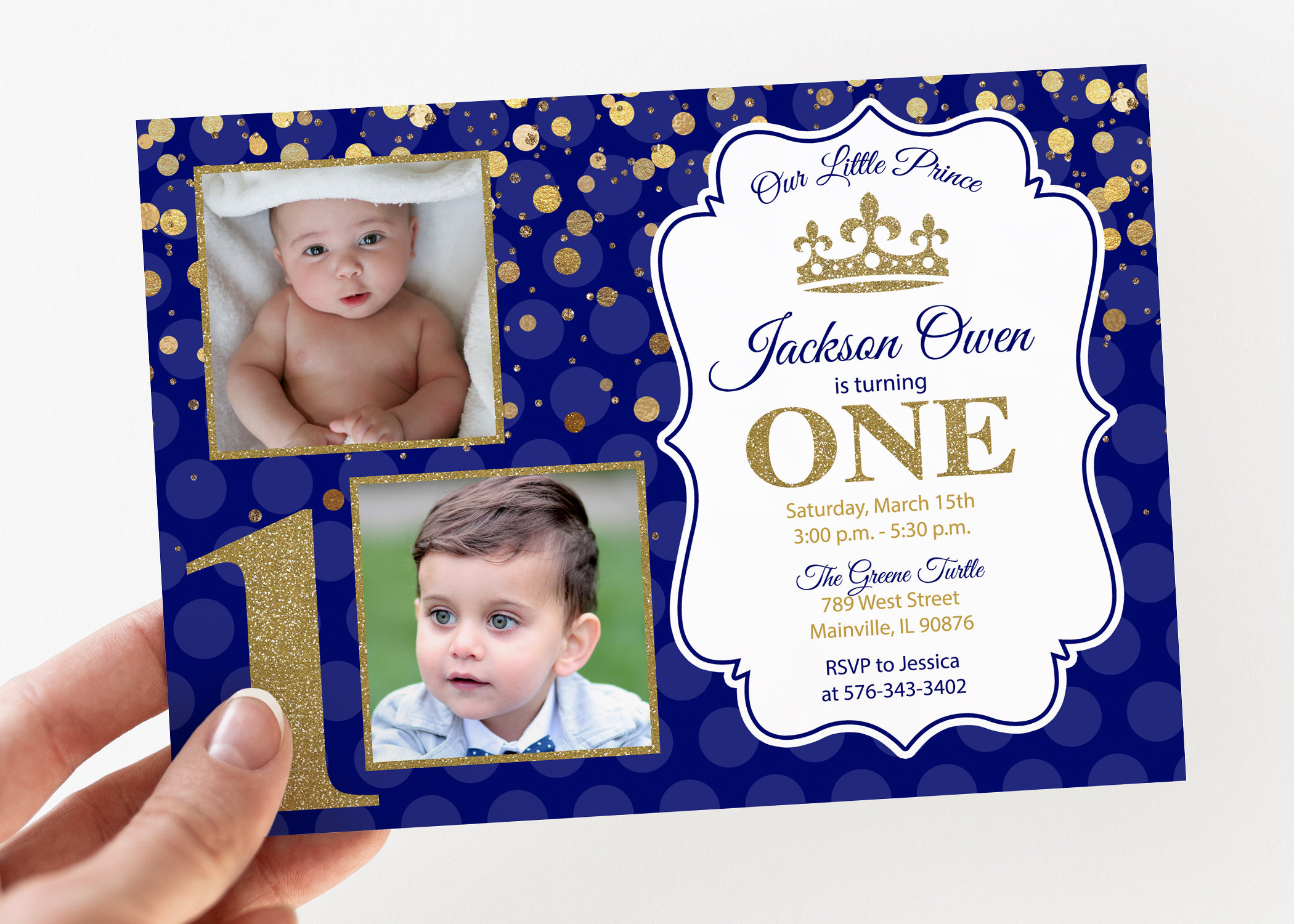 Royal King Theme Birthday Invitations - Etsy