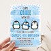 Instant Download - Penguin Birthday Party Invitation - Chill ...