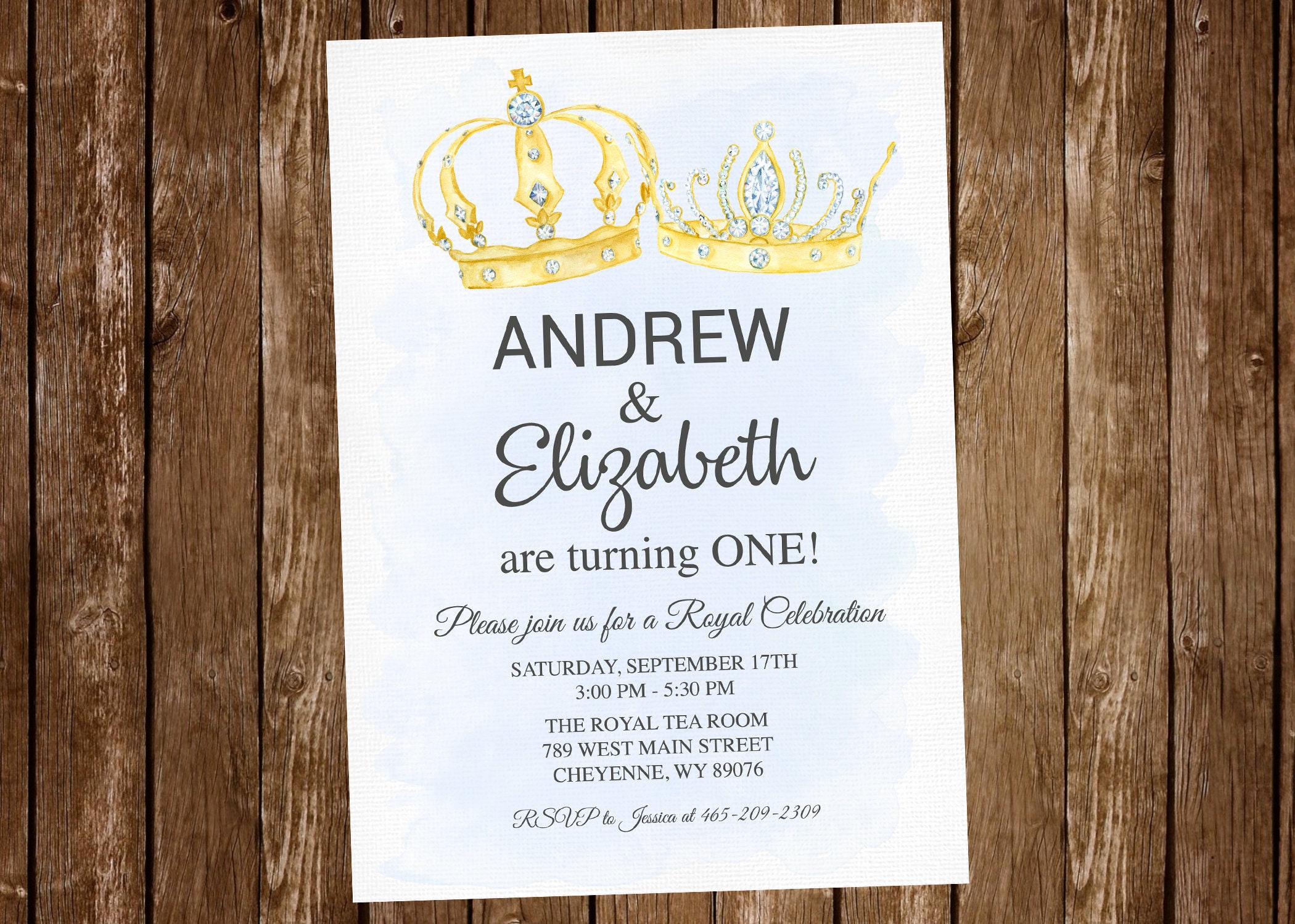 King Royal Invitation Template