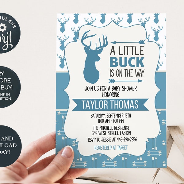 Buck Baby Shower - Etsy