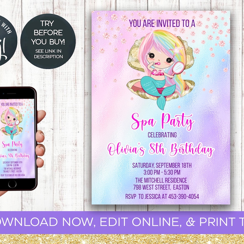 Mermaid Party - Etsy