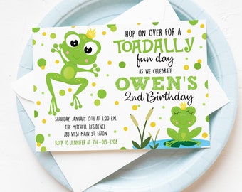 Pond Birthday Invitation - Etsy