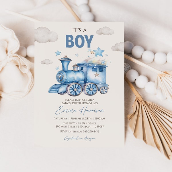 Train Baby Shower - Etsy