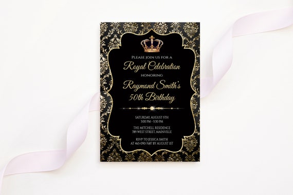 Invitaciones Para Fiesta De Rey Y Reina