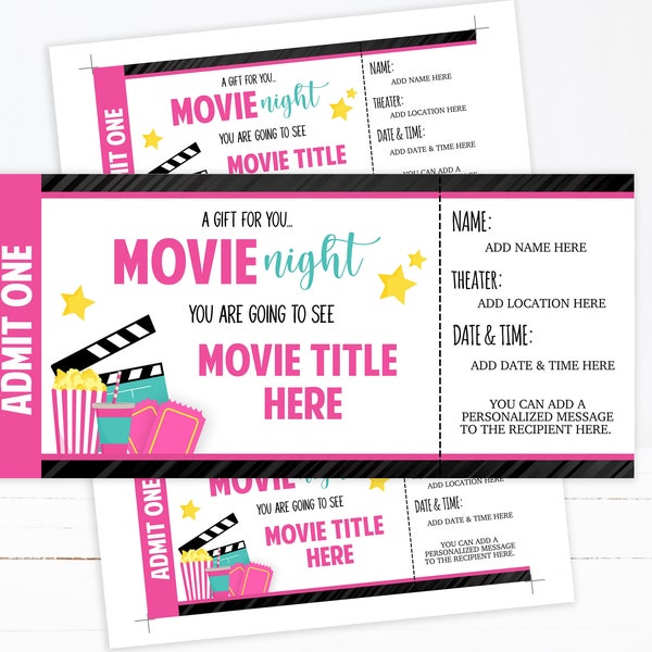 Girls Night Certificate - Etsy