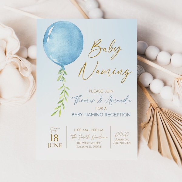 Baby Naming Ceremony Invitations - Etsy