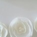 Ivory Fabric Flowers Wedding Flowers Small Fabric Flowers - Etsy