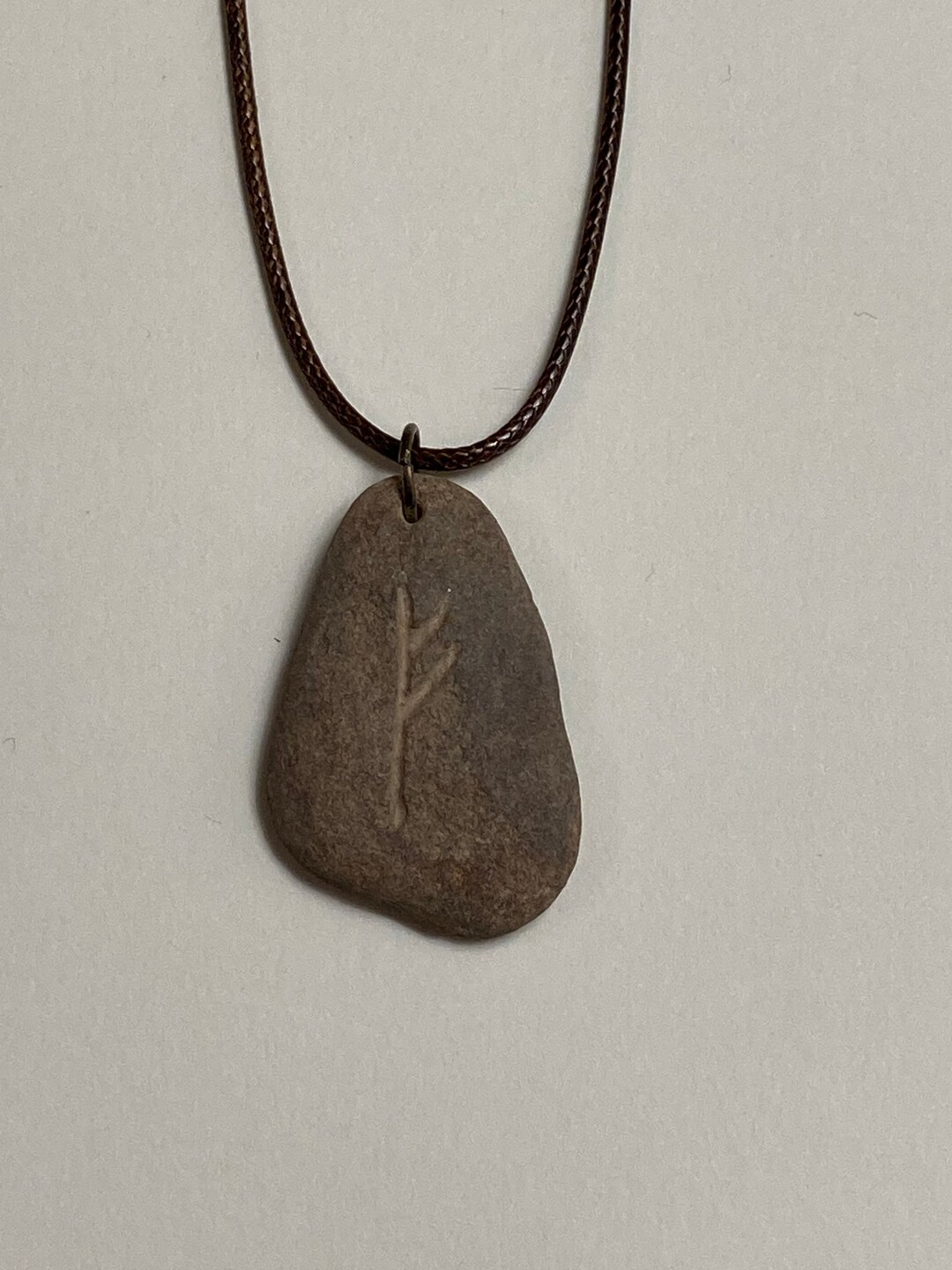 Fehu Rune Necklace - Etsy