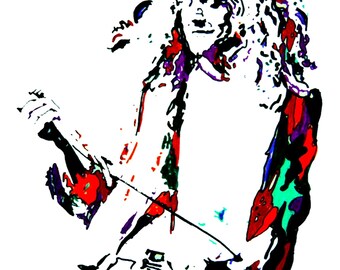 Robert plant poster | Etsy