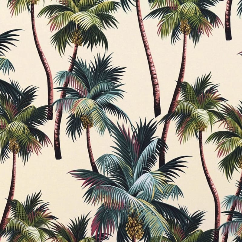 Palm Tree Fabric - Etsy