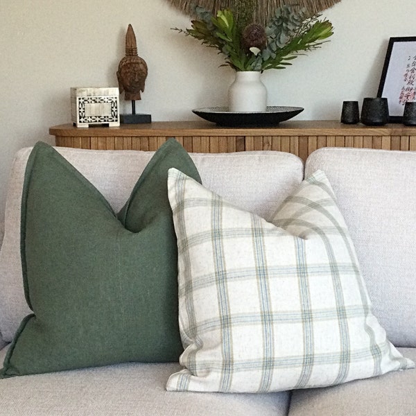 Check Cushion - Etsy