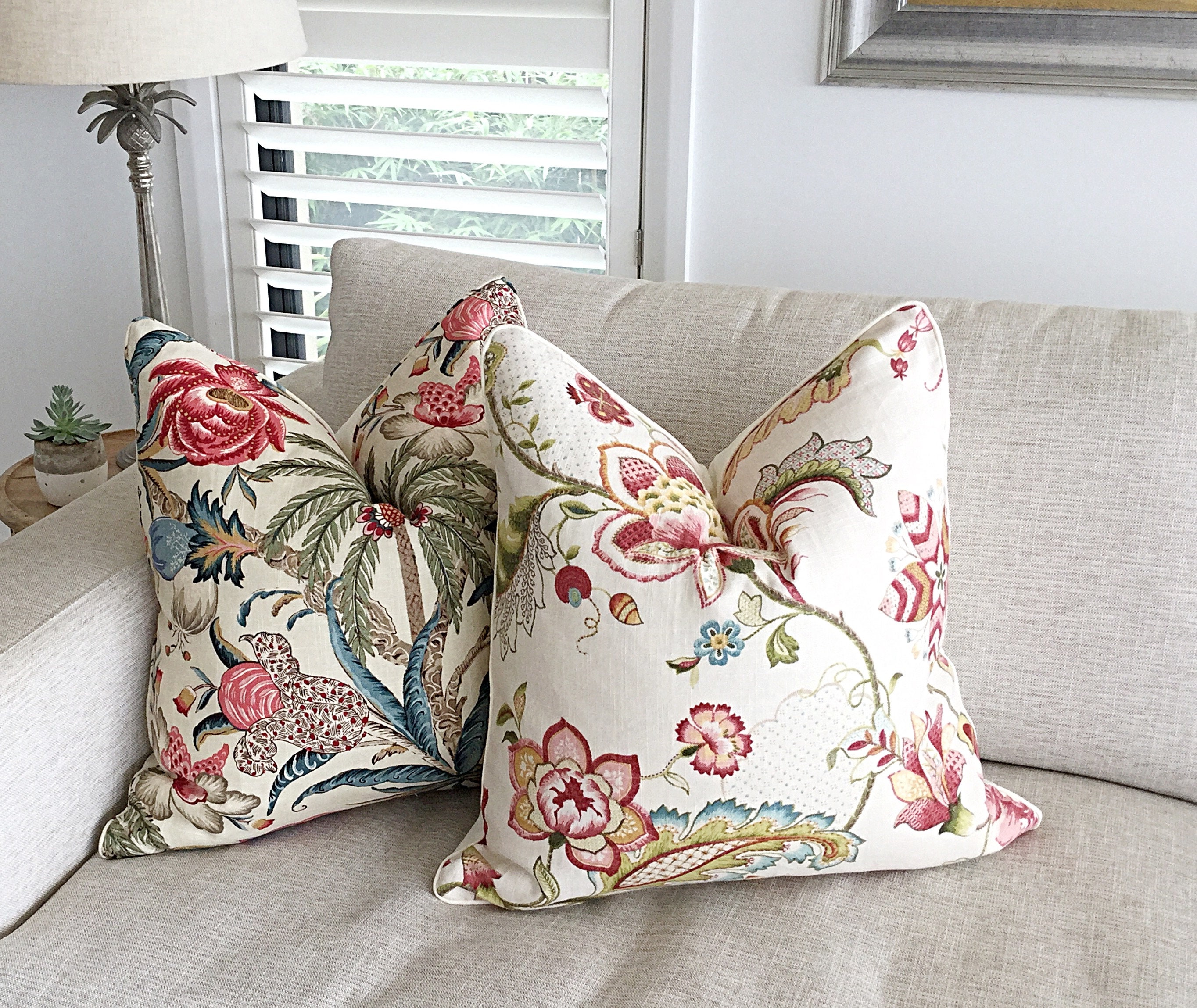 Exotic Curiosity Linen Cushions Linen Cushions Hampton's - Etsy Australia