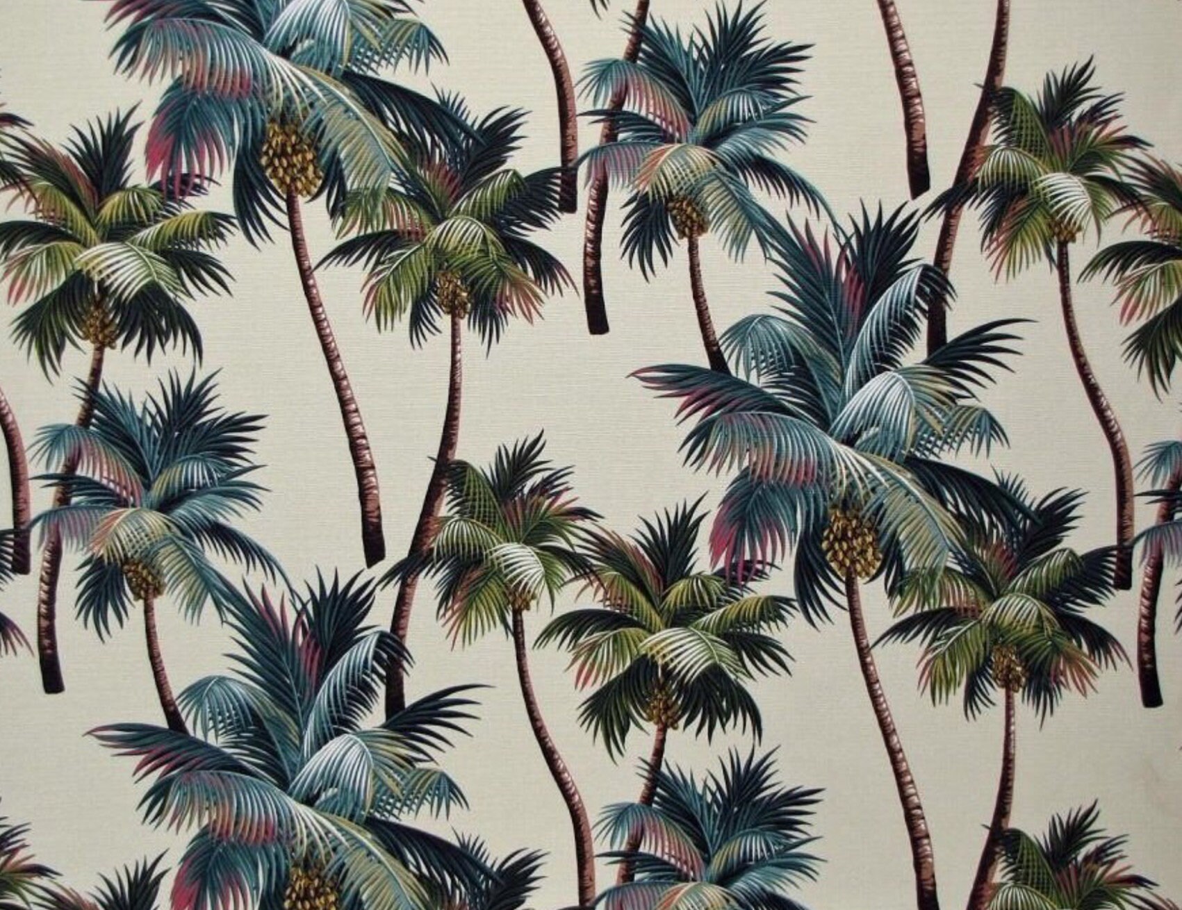 Palm Tree Cushion Palm Pillows Tropical Palms Cream Cushion | Etsy