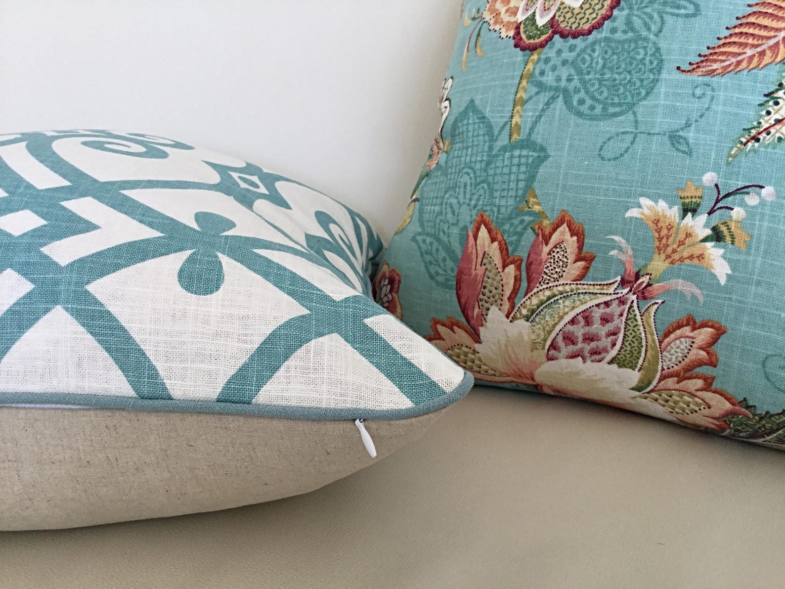 Hamptons Style Cushions Hampton's Pillows Seafoam Cushion - Etsy