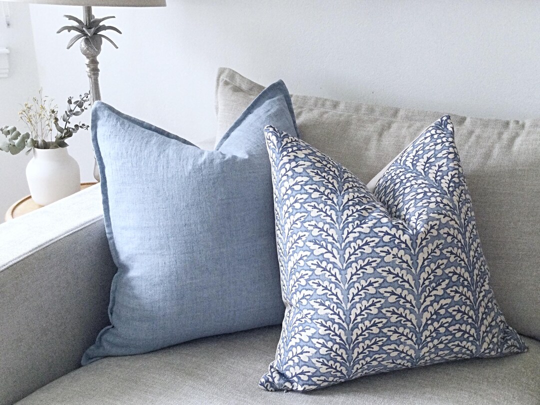 Hamptons Style Cushions, Light Blue Pillows, Hampton's Pillows, Cover ...