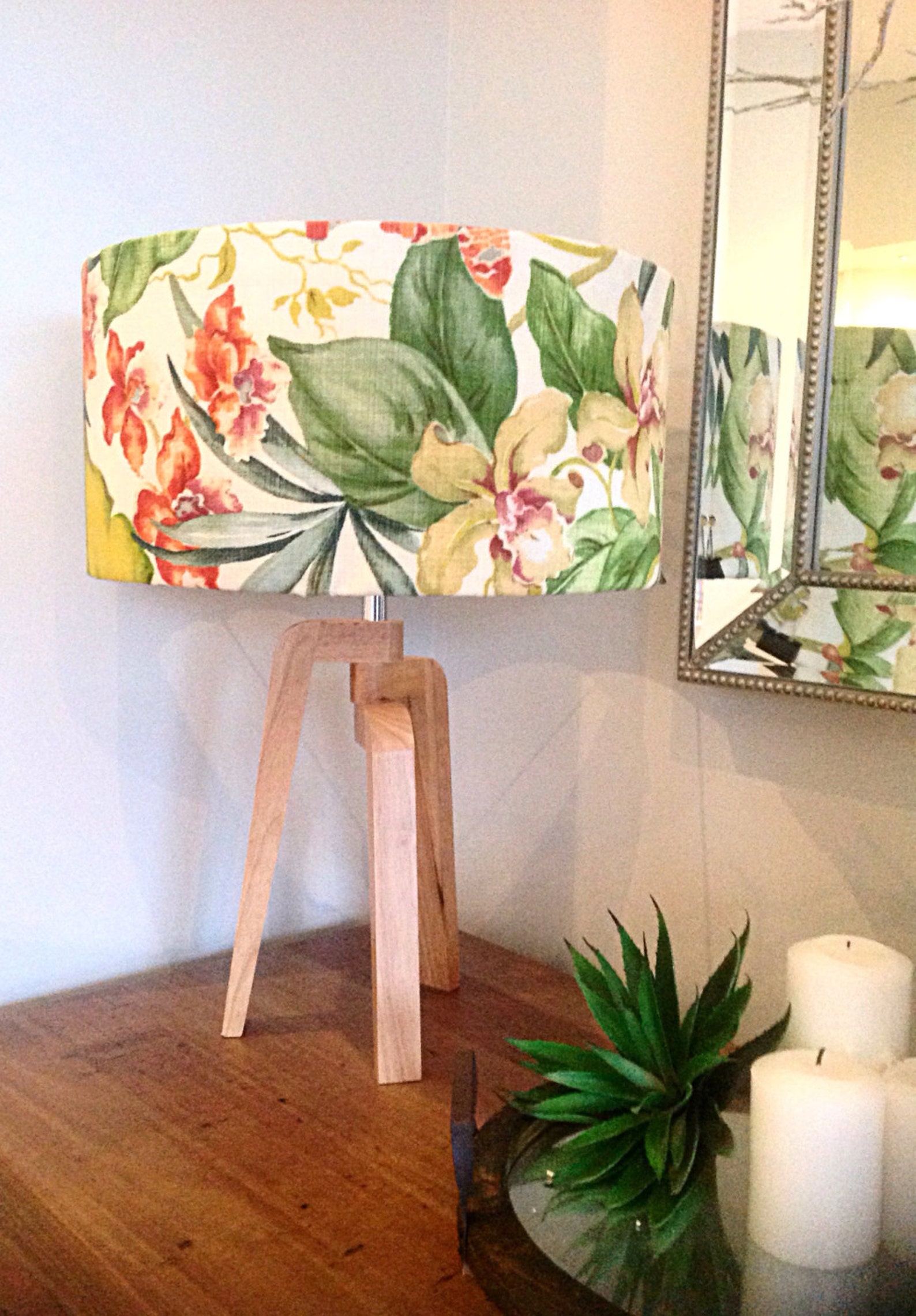 Lampshade Lamp Shade Tropical Style Coastal Decor Lamp | Etsy