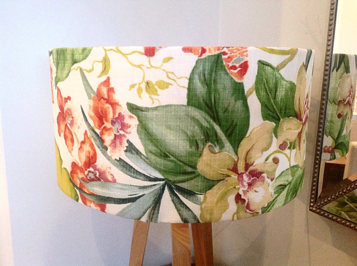 Lampshade Lamp Shade Tropical Style Coastal Decor Lamp | Etsy