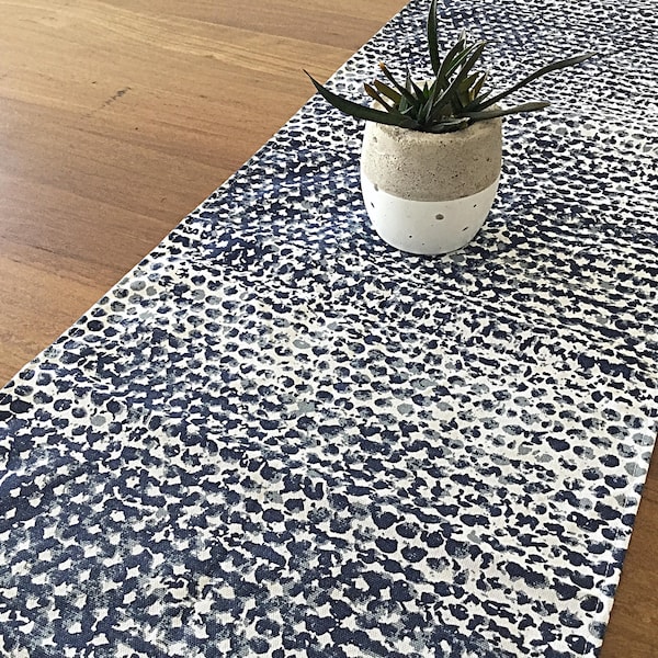 Indigo Table Runner - Etsy
