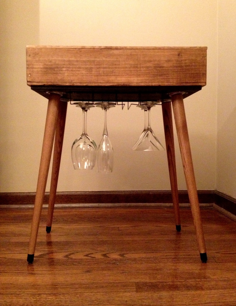 Wine Box End Table Side Table Wine Storage - Etsy