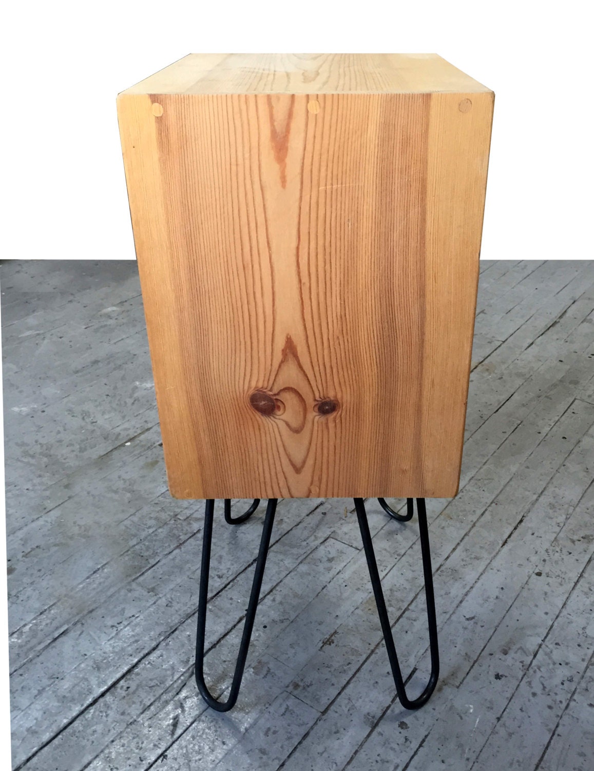 Pine Box End Table Night Stand Bookshelf | Etsy