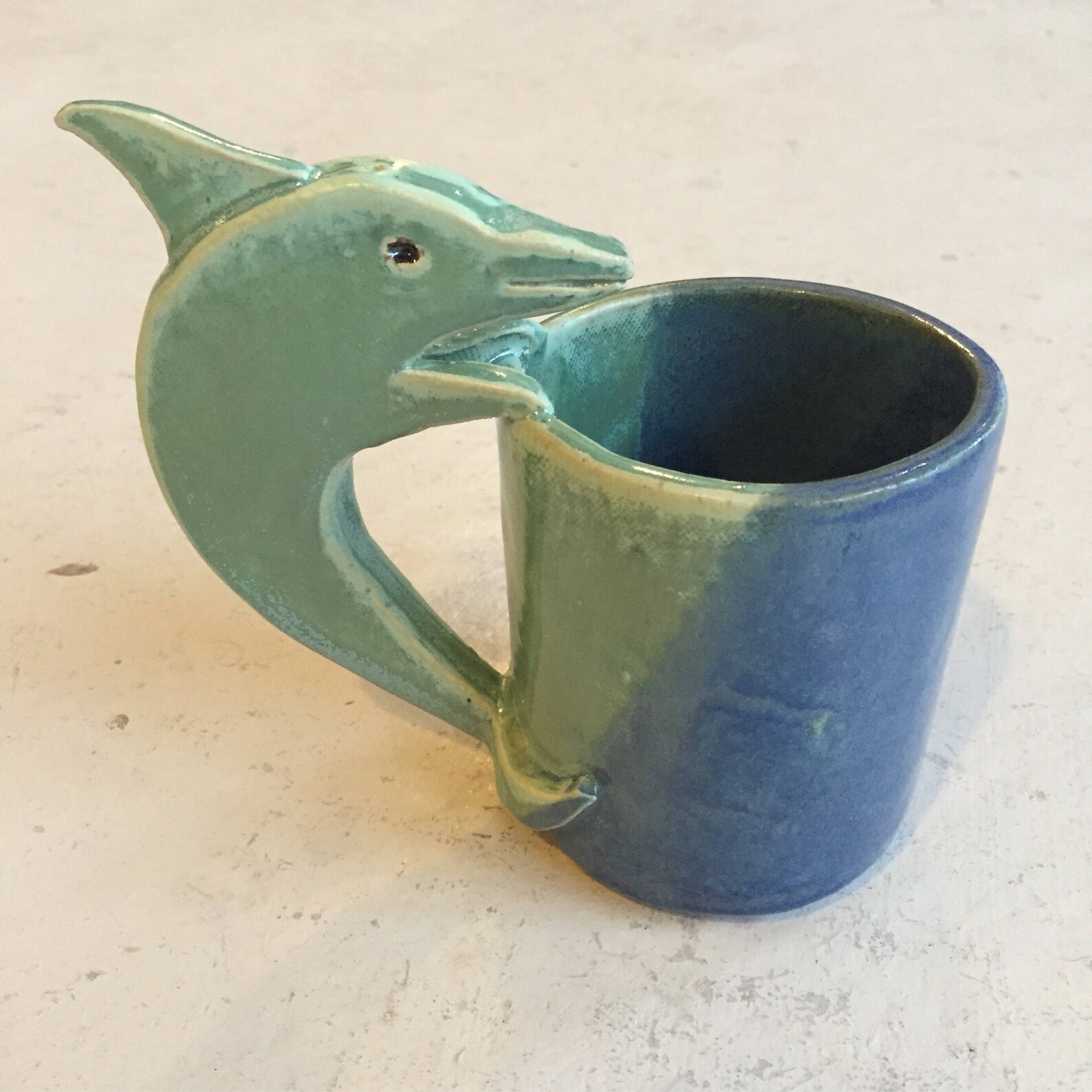 Handmade Dolphin Mug - Etsy