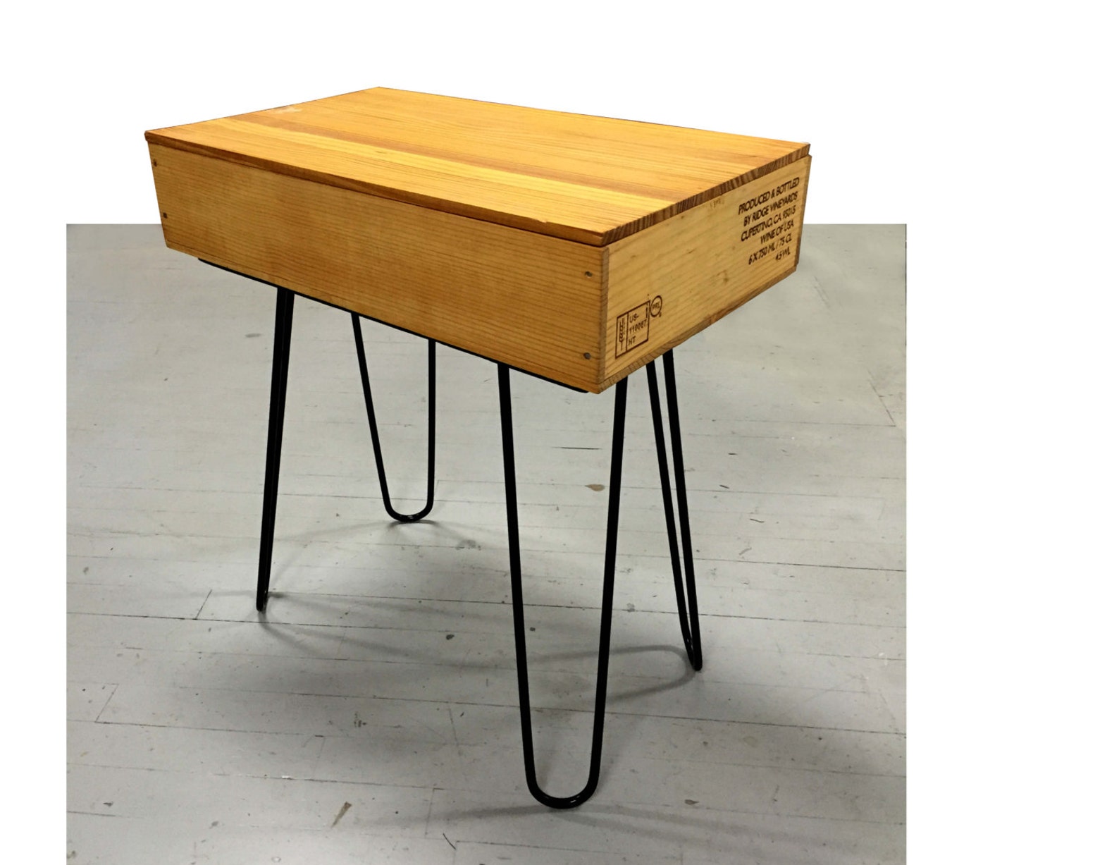 Wine Box Coffee or End Table | Etsy