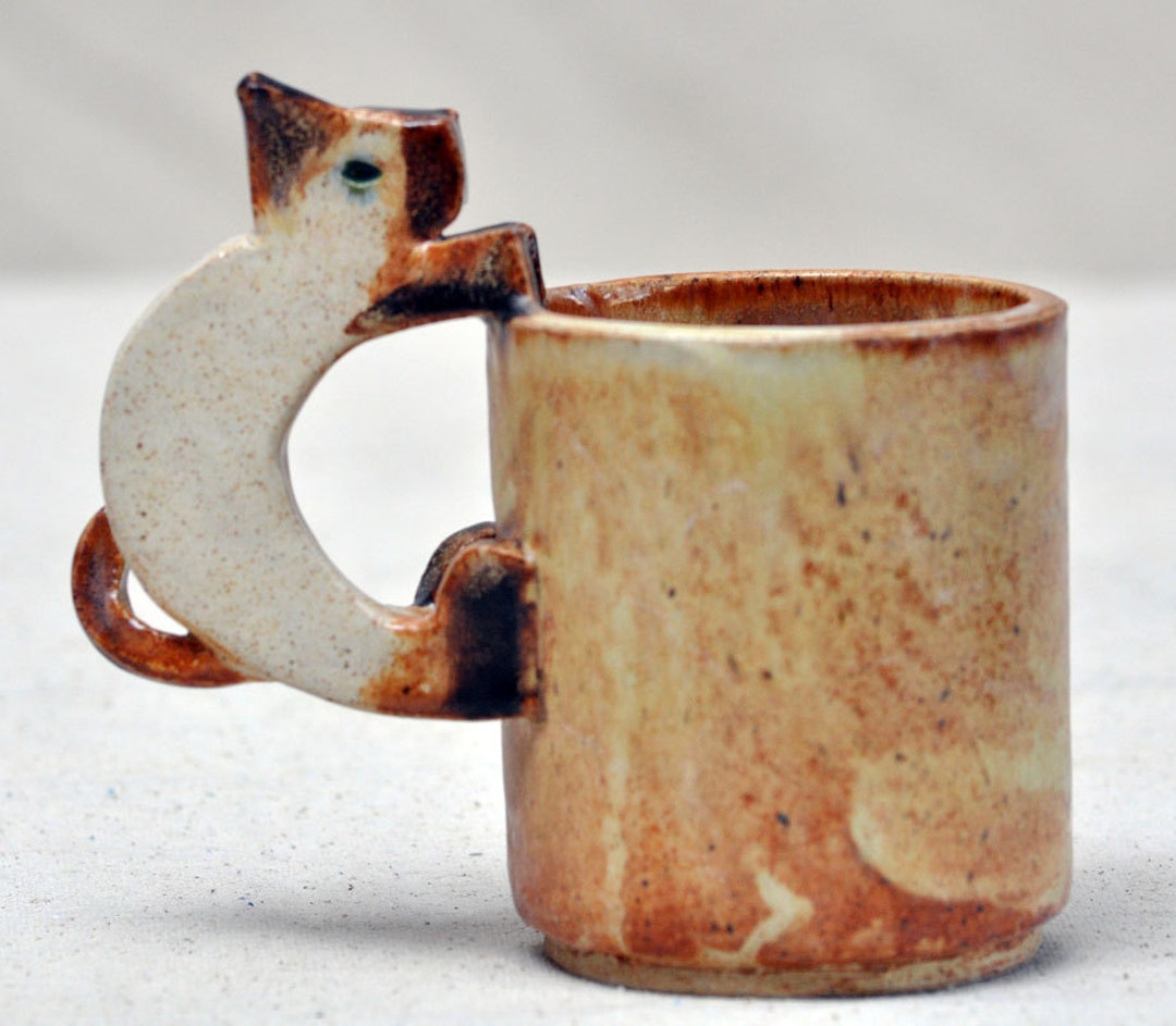 Custom Handmade Ceramic Kitty Cup - Etsy