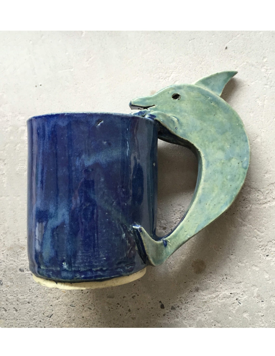Handmade Dolphin Mug - Etsy