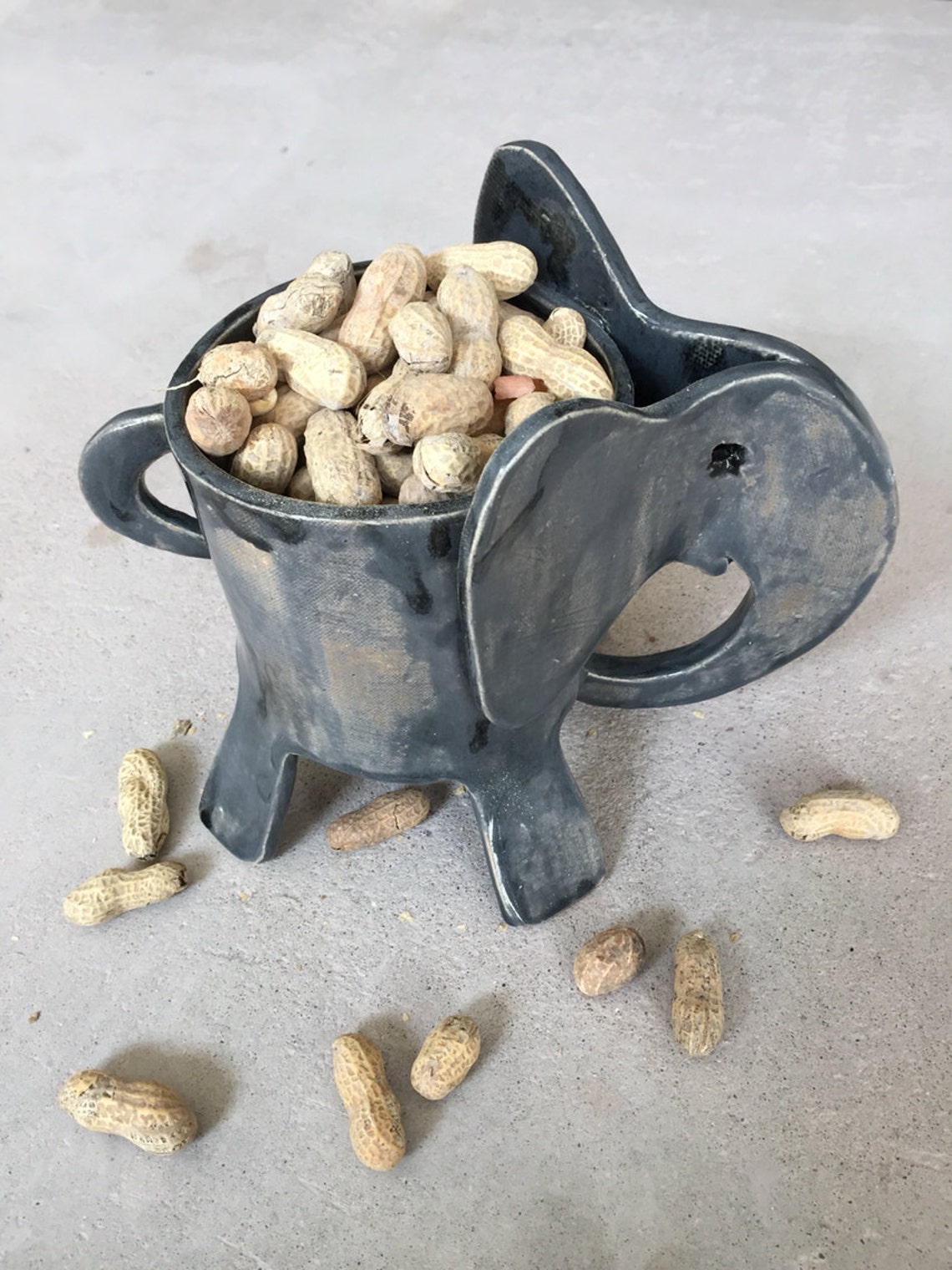 Handmade Elephant Snack Bowl or Centerpiece - Etsy