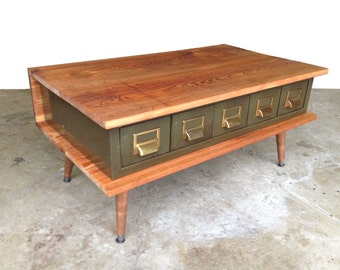 Card Catalog Table | Etsy