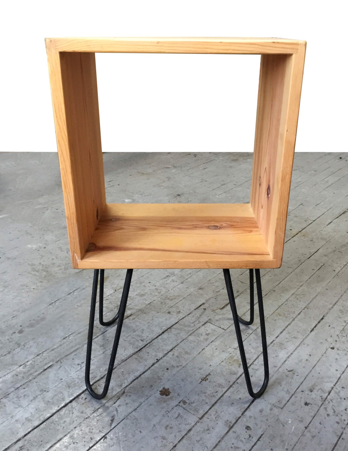 Pine Box End Table Night Stand Bookshelf | Etsy