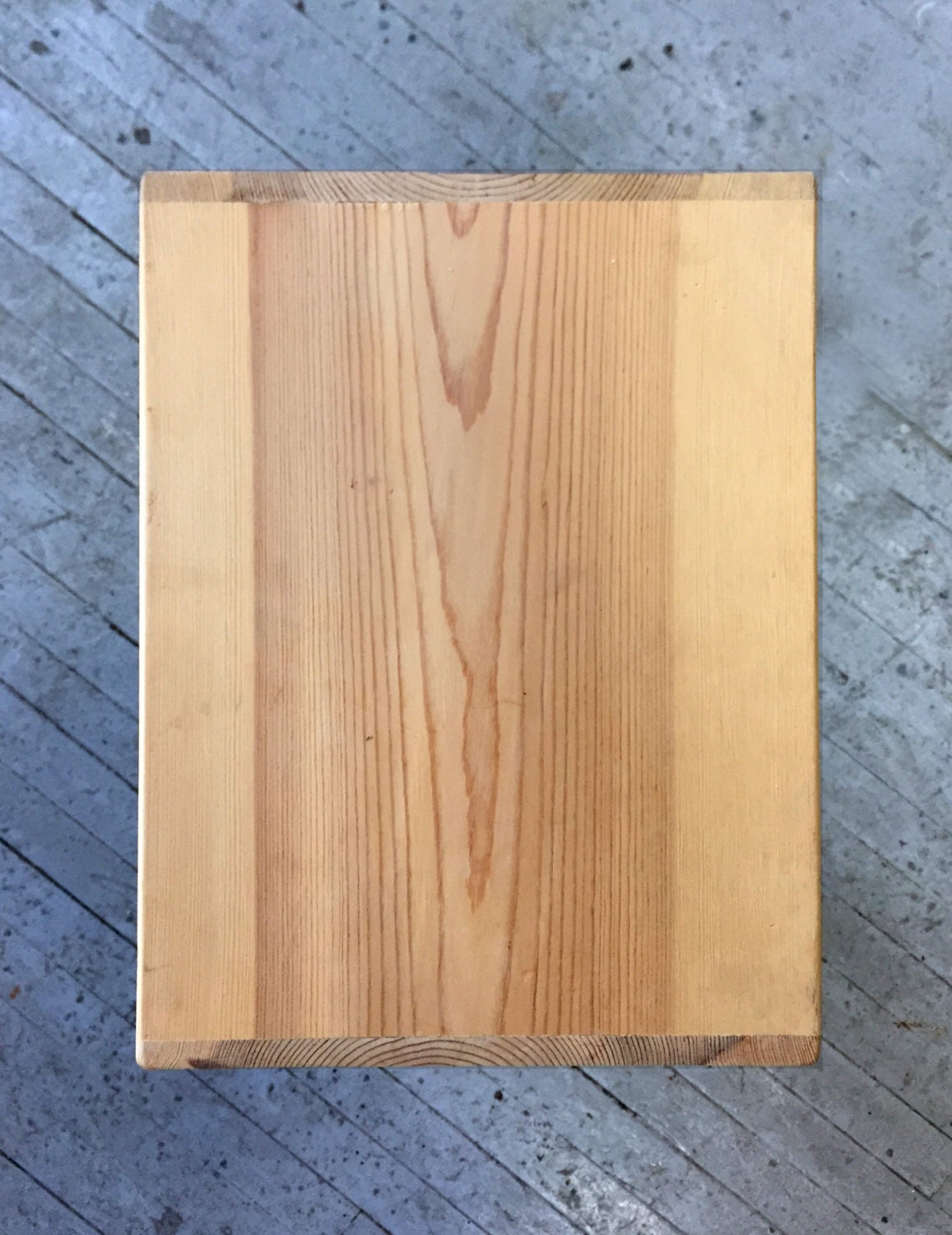 Pine Box End Table Night Stand Bookshelf | Etsy